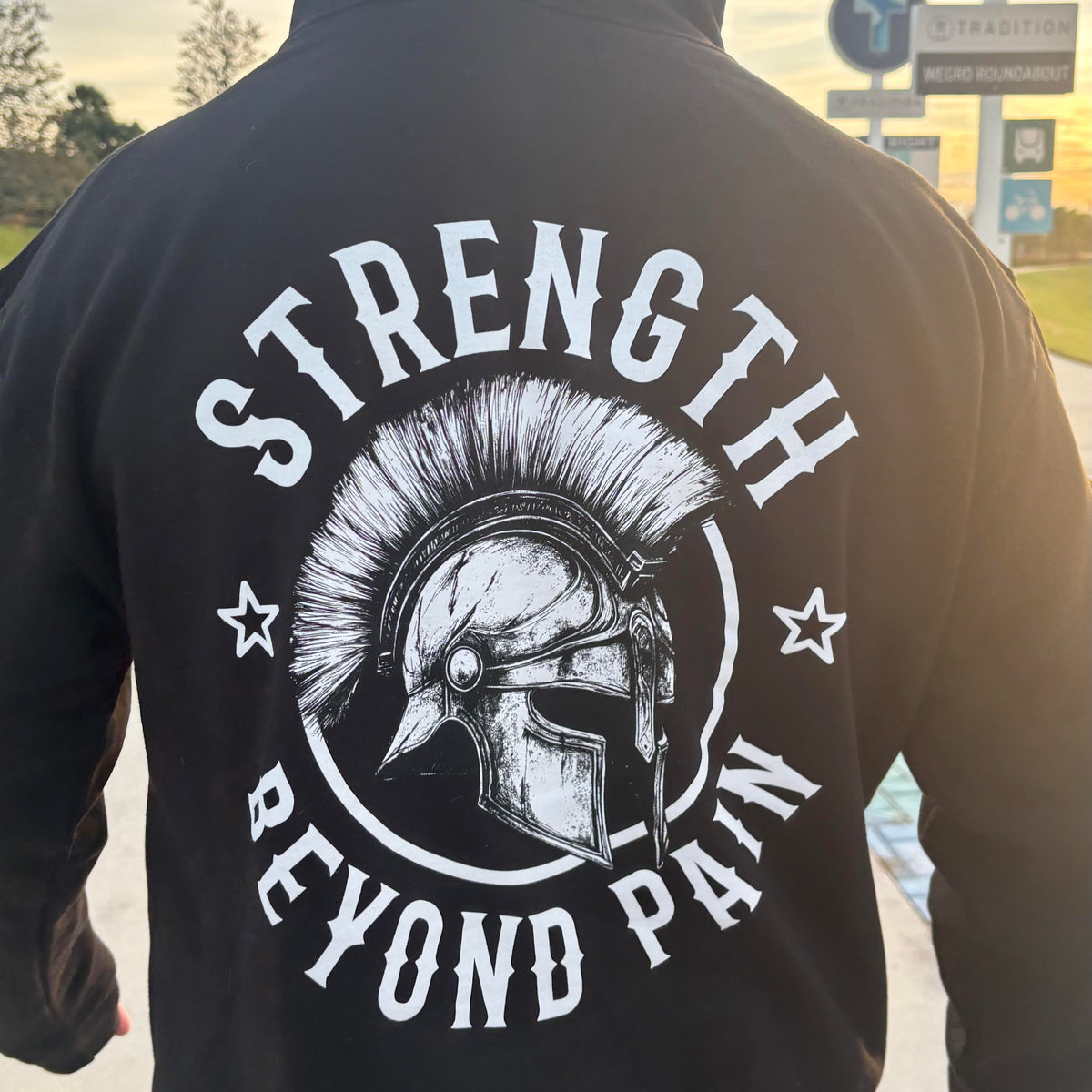 Strength Beyond Pain Hoodie ThreadVibe Unisex